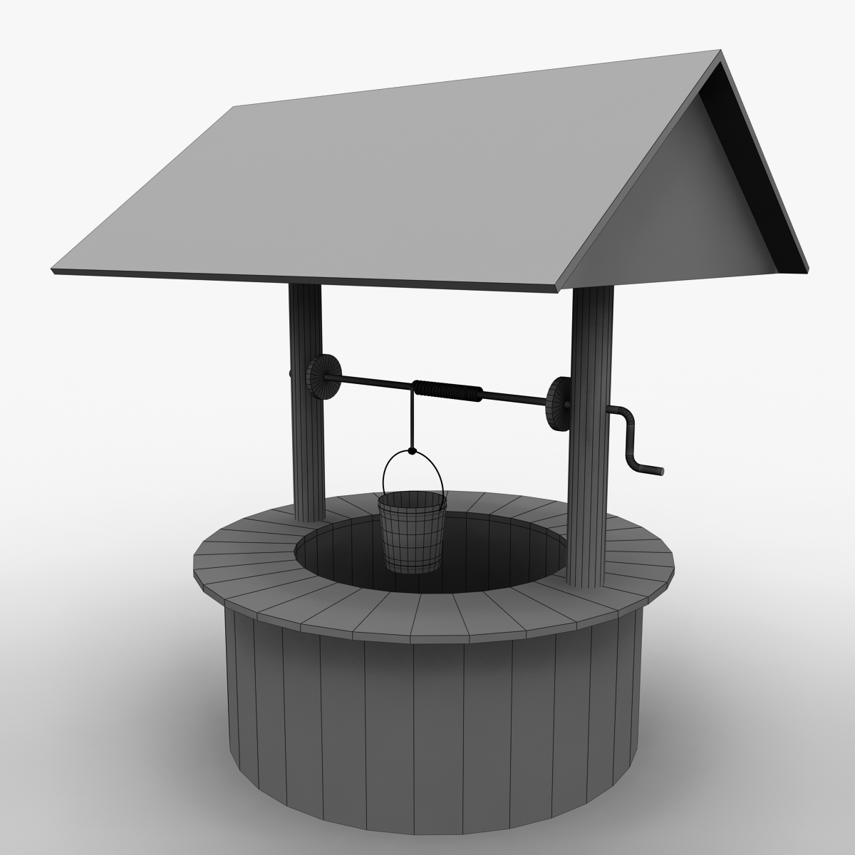 water well 3d model