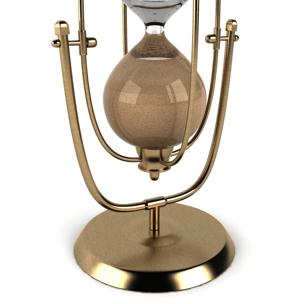hourglass glass hour 3d model