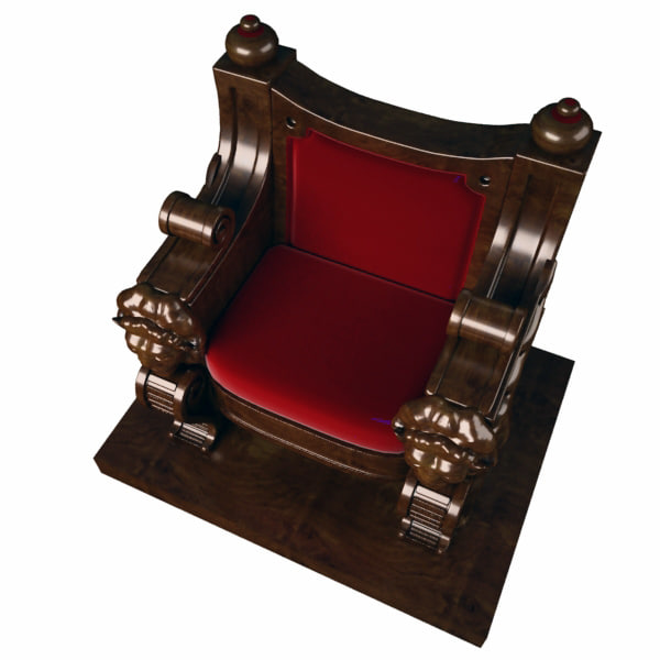 throne wood wooden max