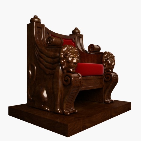 throne wood wooden max