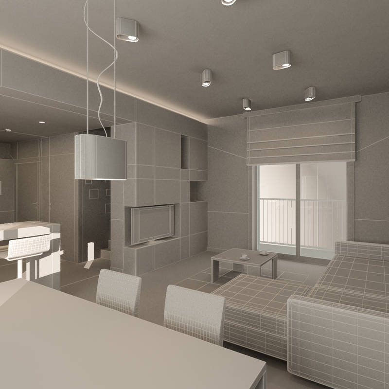 living room 3d model