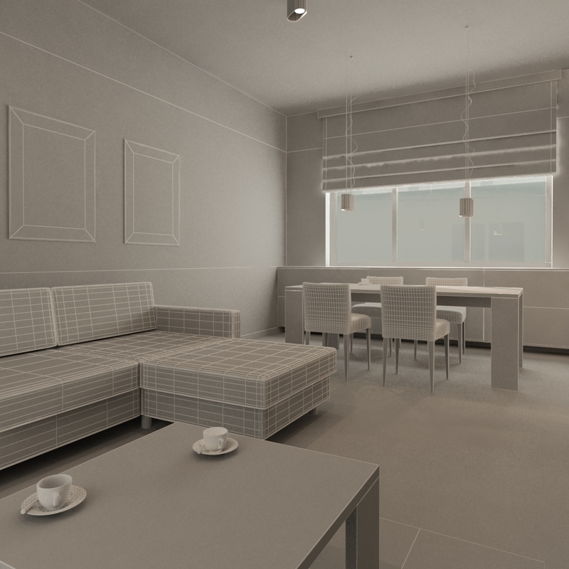 living room 3d model