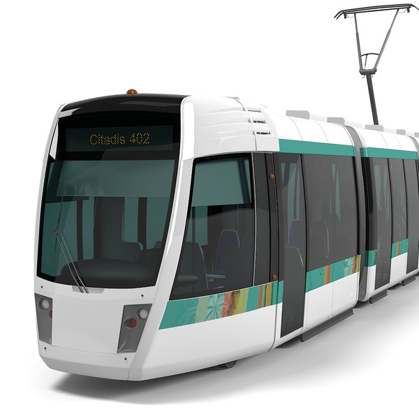 modelo 3d Alstom Citadis 402 City Tramway - TurboSquid 664720