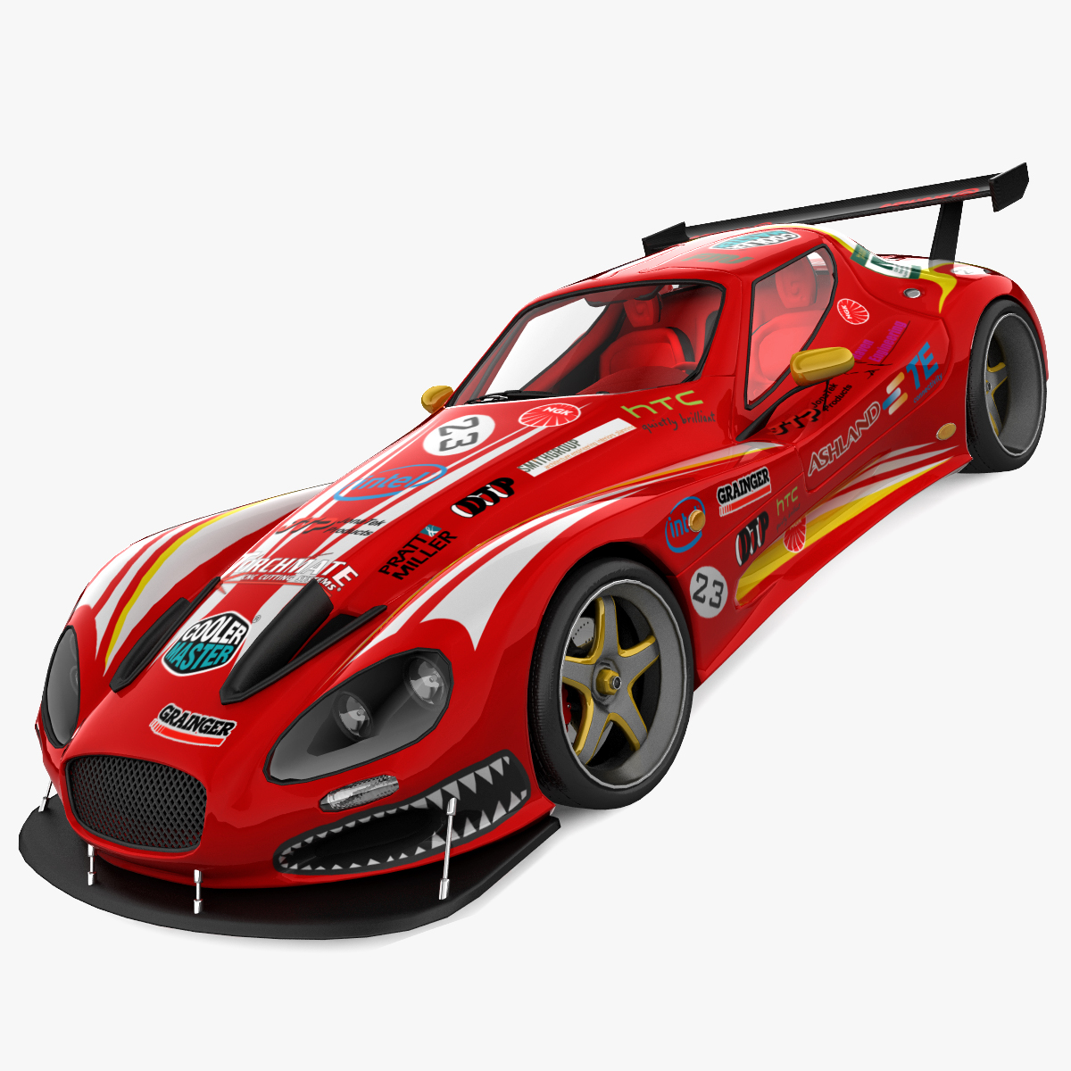 3d race car gillet vertigo model