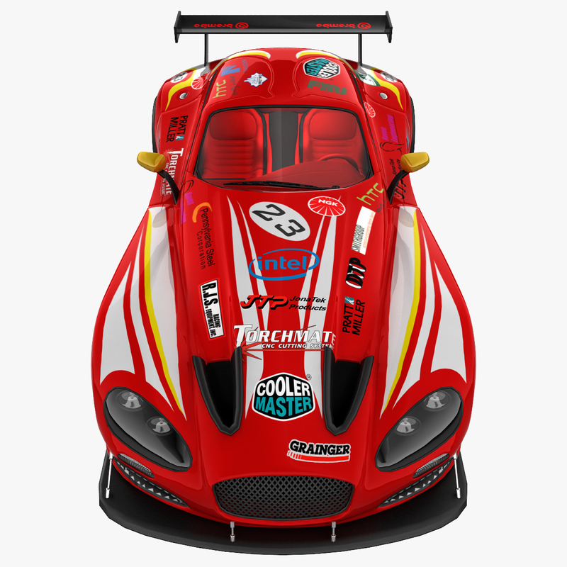 3d race car gillet vertigo model