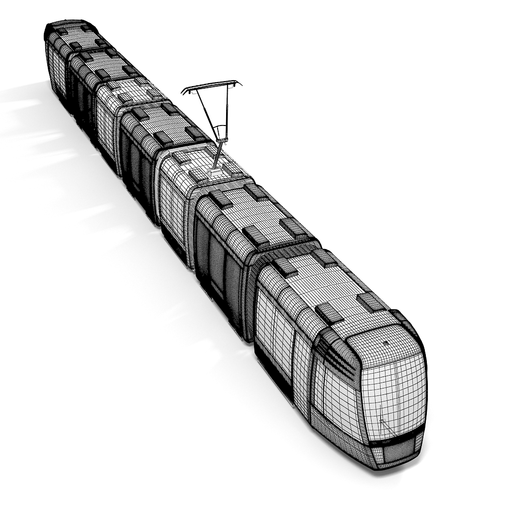 Modello 3D Alstom Citadis 402 City Tramway - TurboSquid 664720