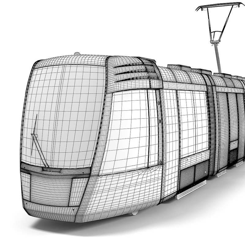 Alstom Citadis 402 도시 트램 웨이 3D 모델 - TurboSquid 664720