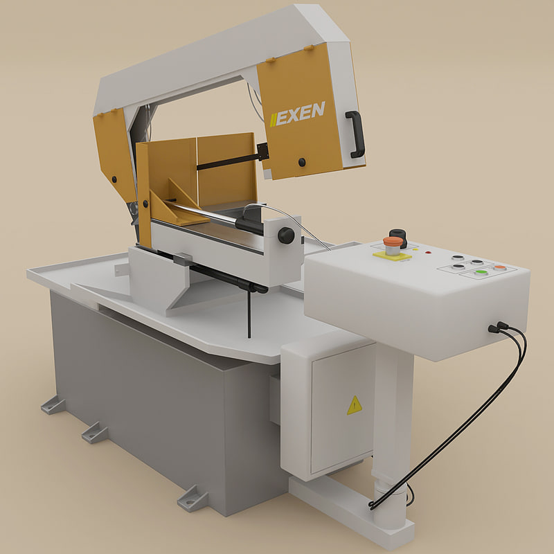 band saw machine 8b230 3d model