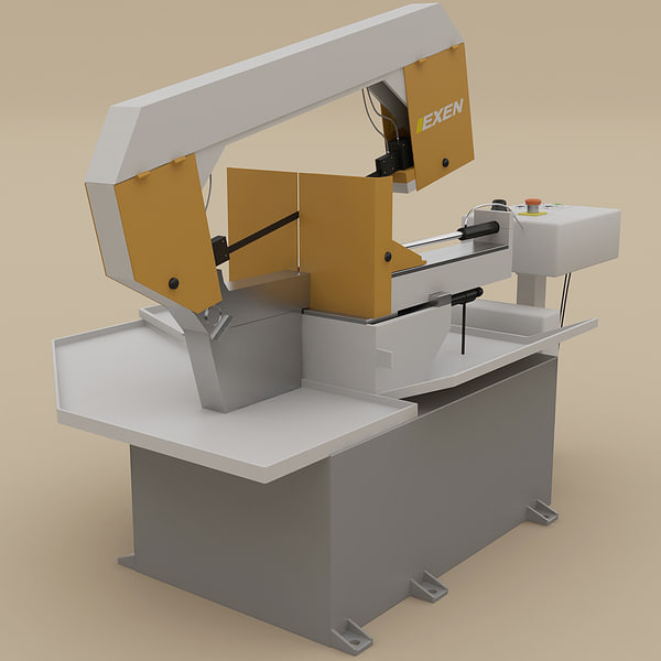 band saw machine 8b230 3d model