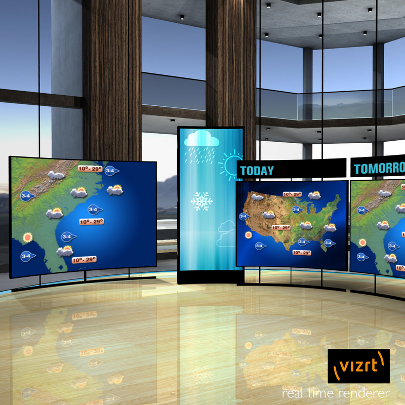 3d max virtual set weather studio