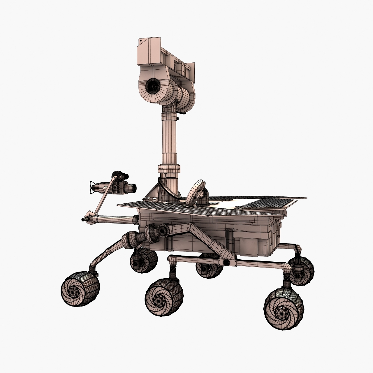 3ds max nasa mars rover spirit