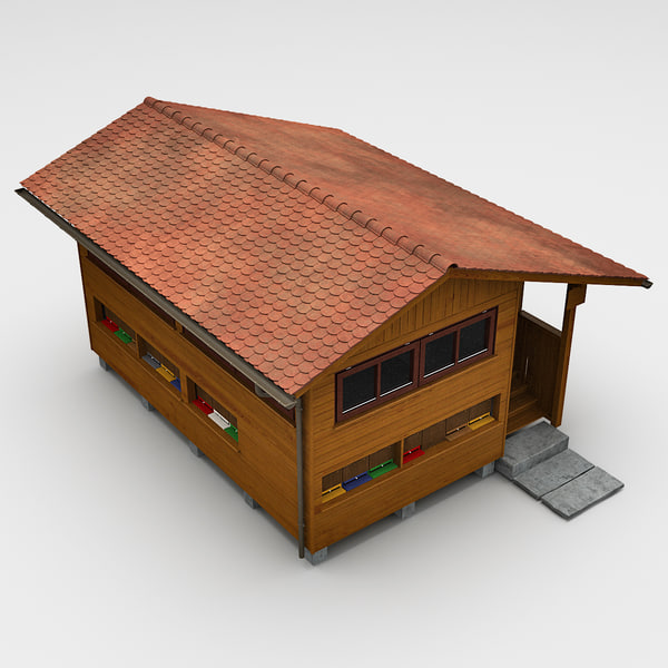 3d model house apiary