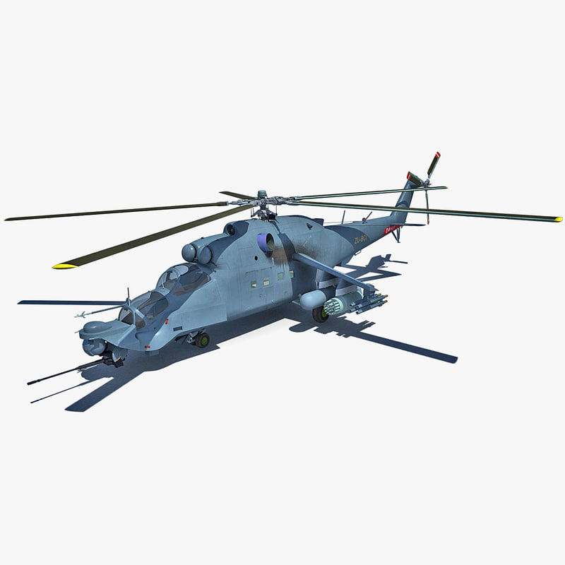 realistic mi 24 super 3d max