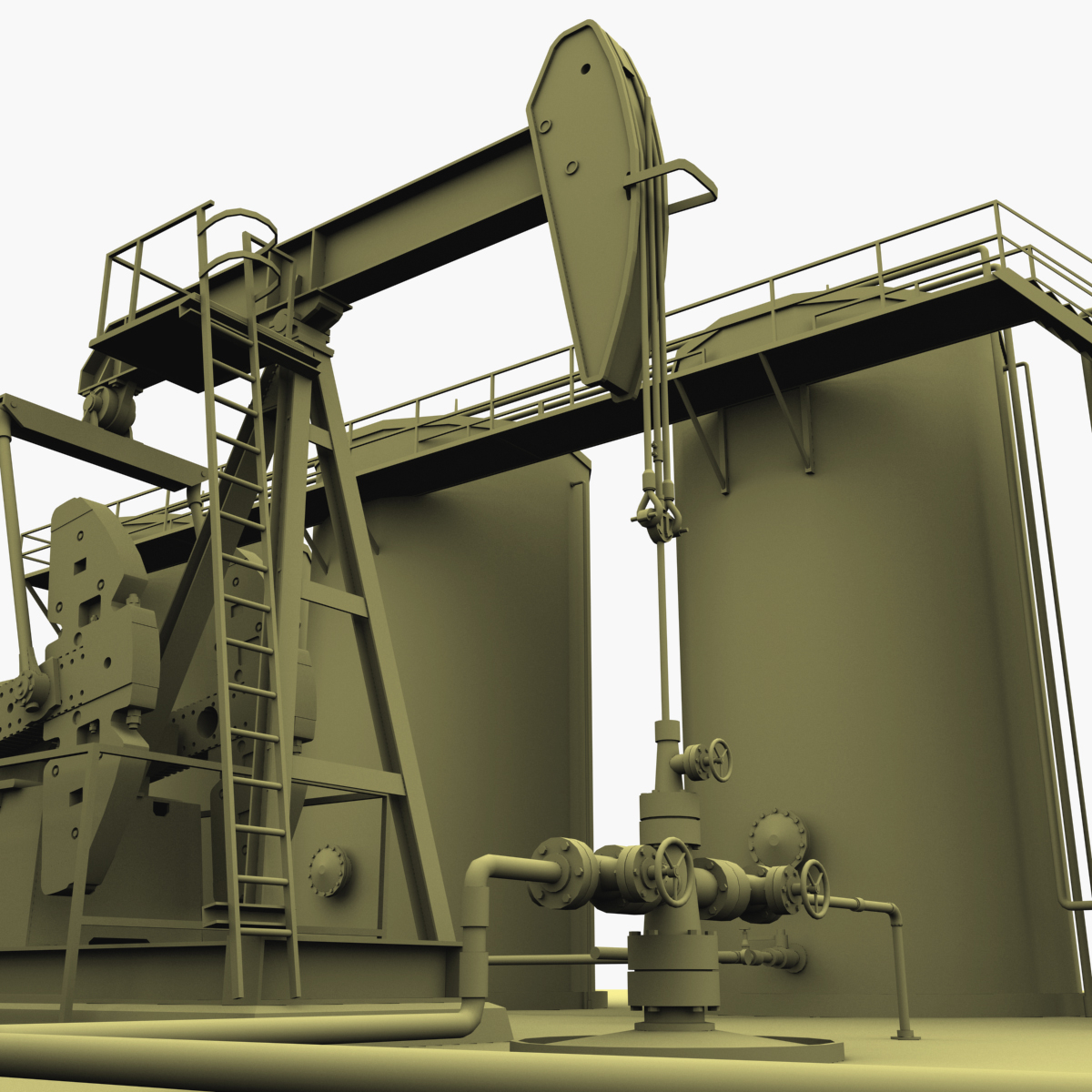 3d model oil field