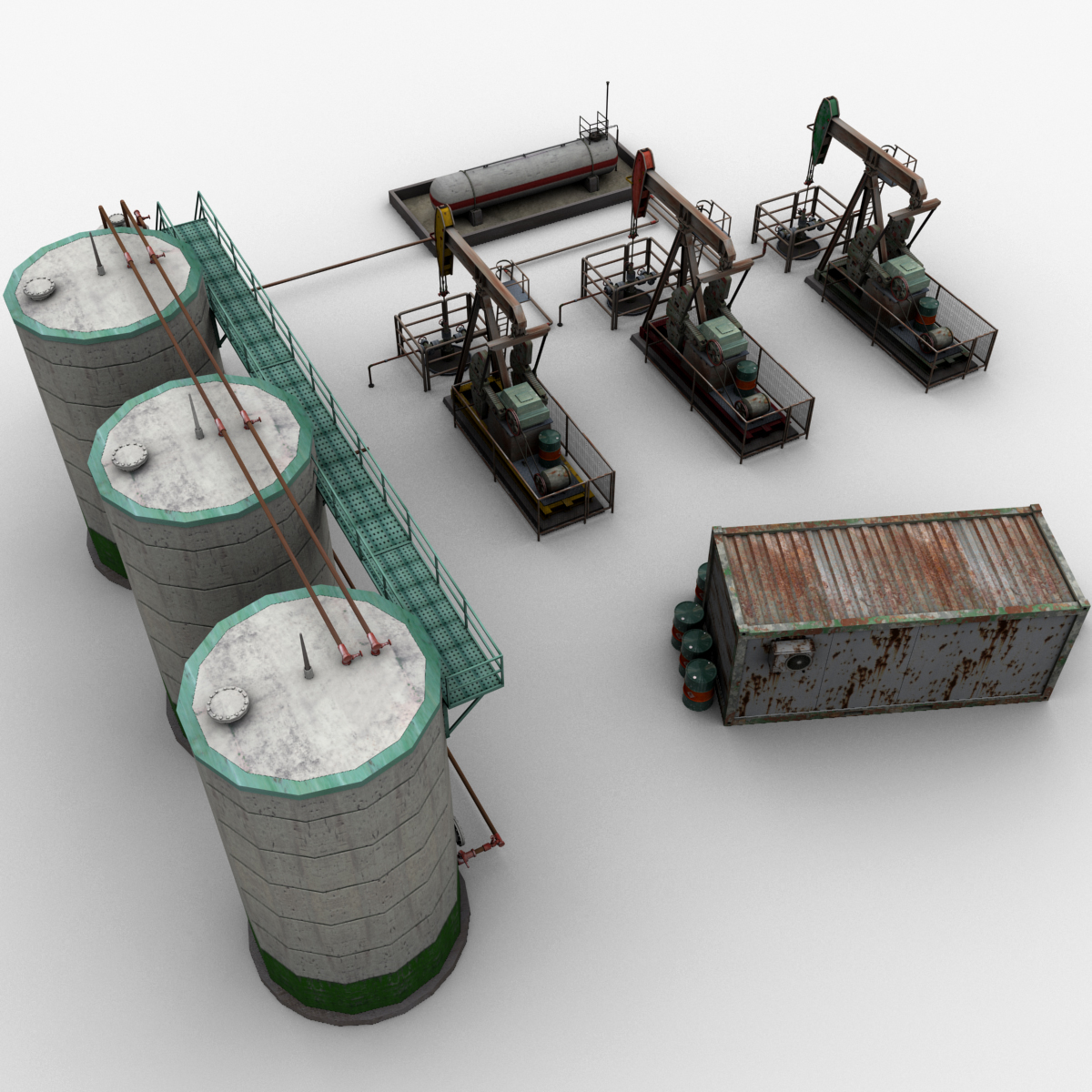 3d model oil field