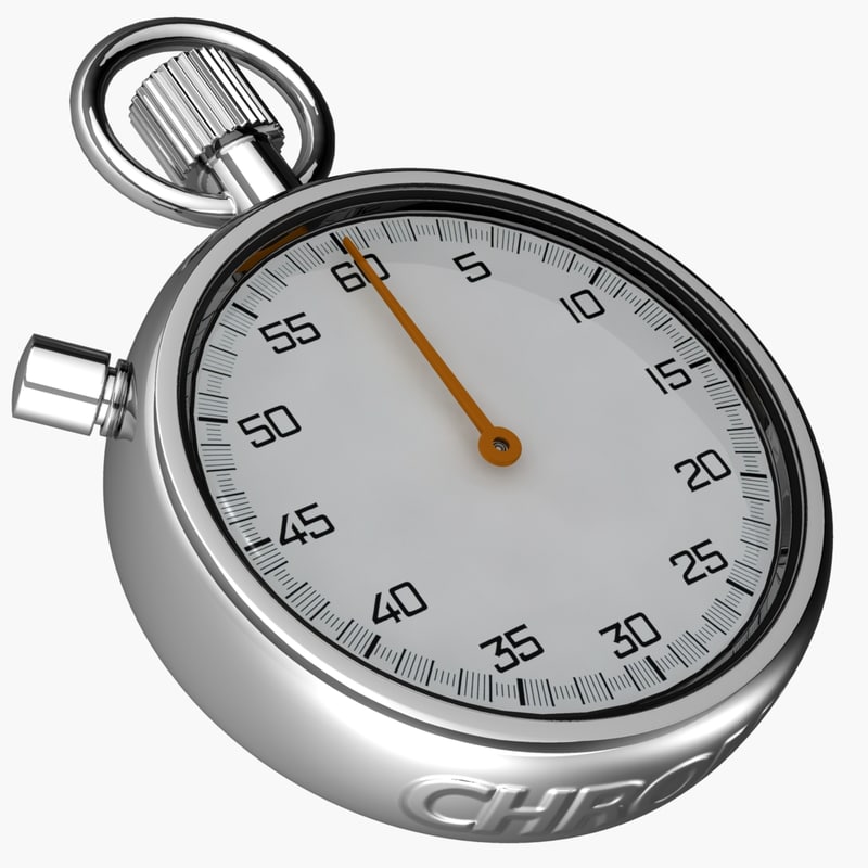 stopwatch watch 3d 3ds