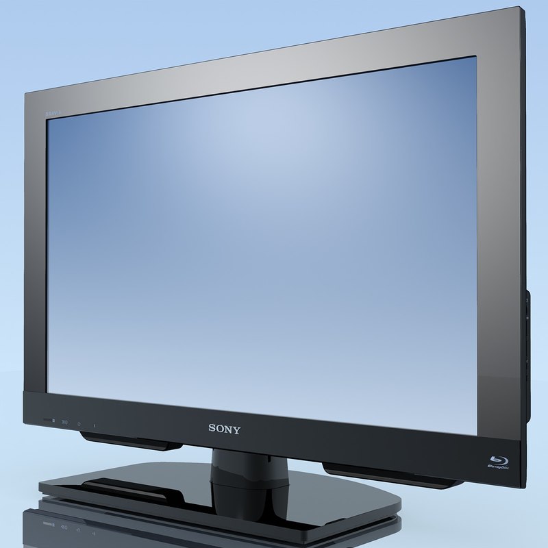 3d model of tv sony bravia kdl-40ex402r