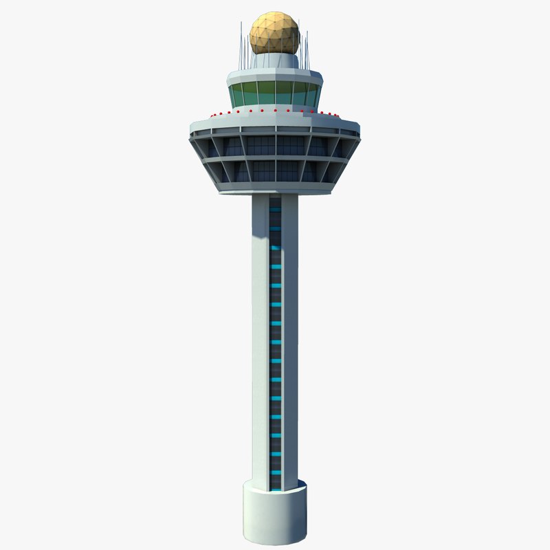 singapore changi airport control tower 3d 3ds