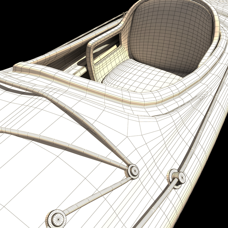 3d model kayak