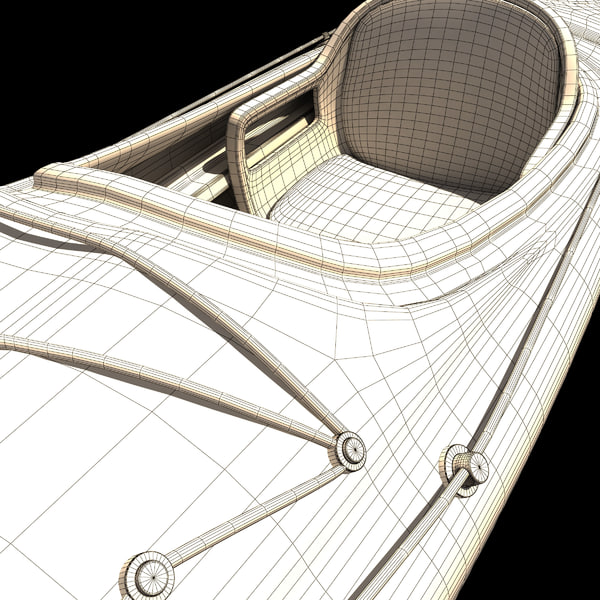 3d model kayak
