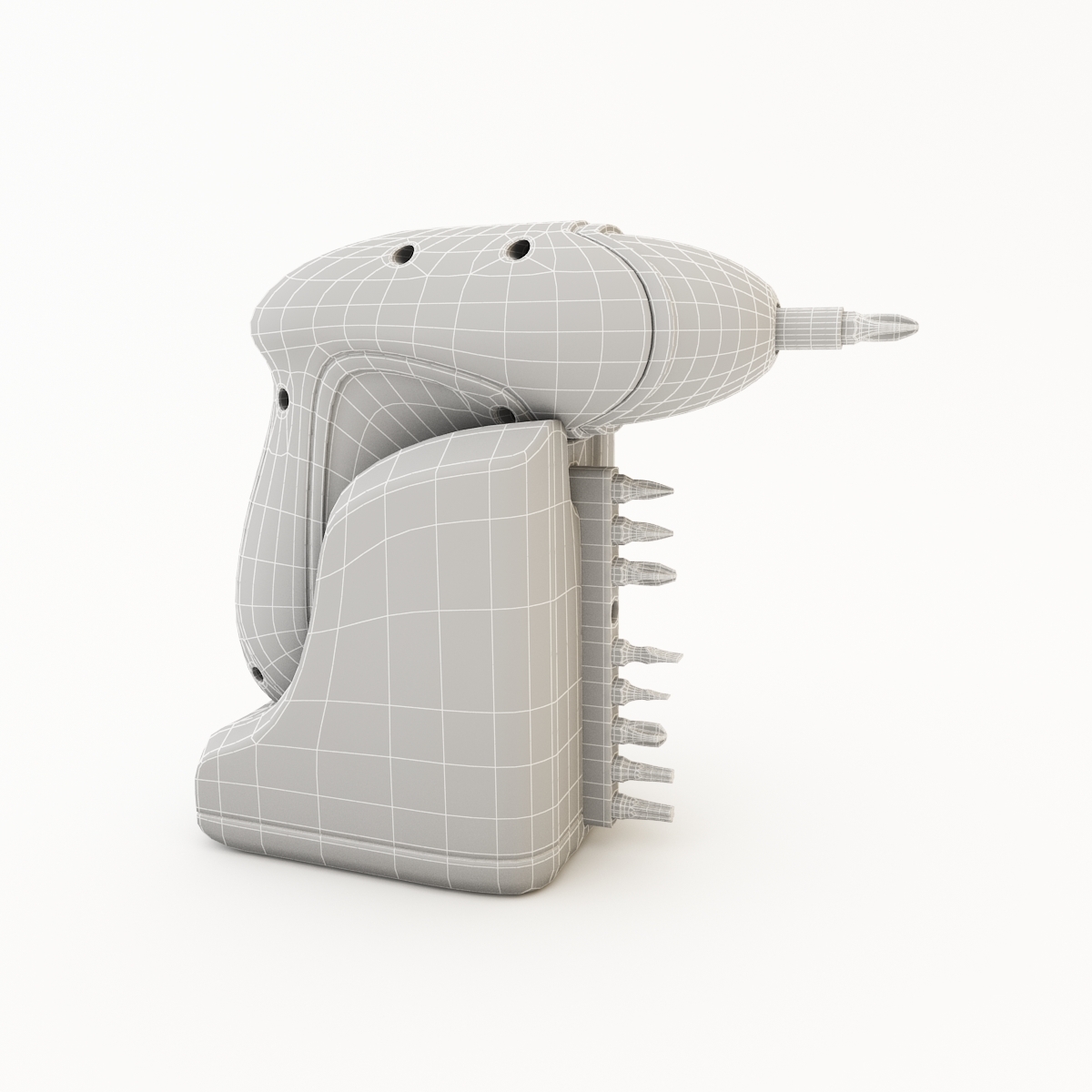 3d screw-driver model