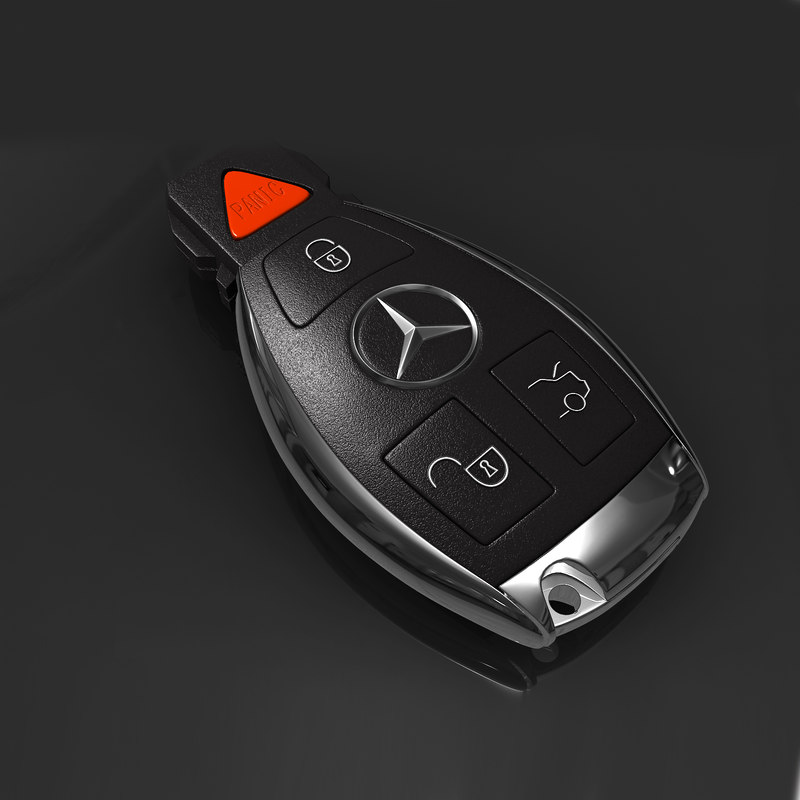 3d mercedes smart key