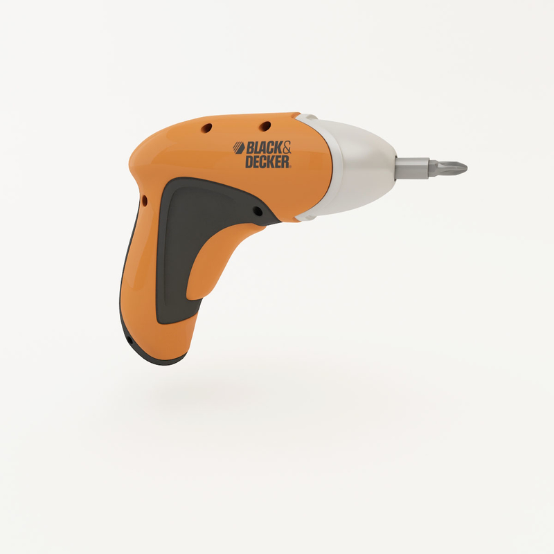 3d screw-driver model