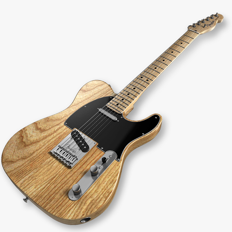 3d fender telecaster american standard model
