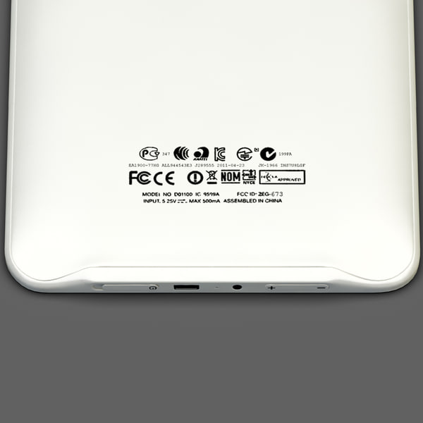 3d model of amazon kindle keyboard 3g