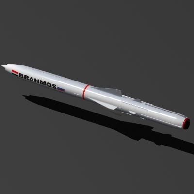 brahmos cruise missile 3d max