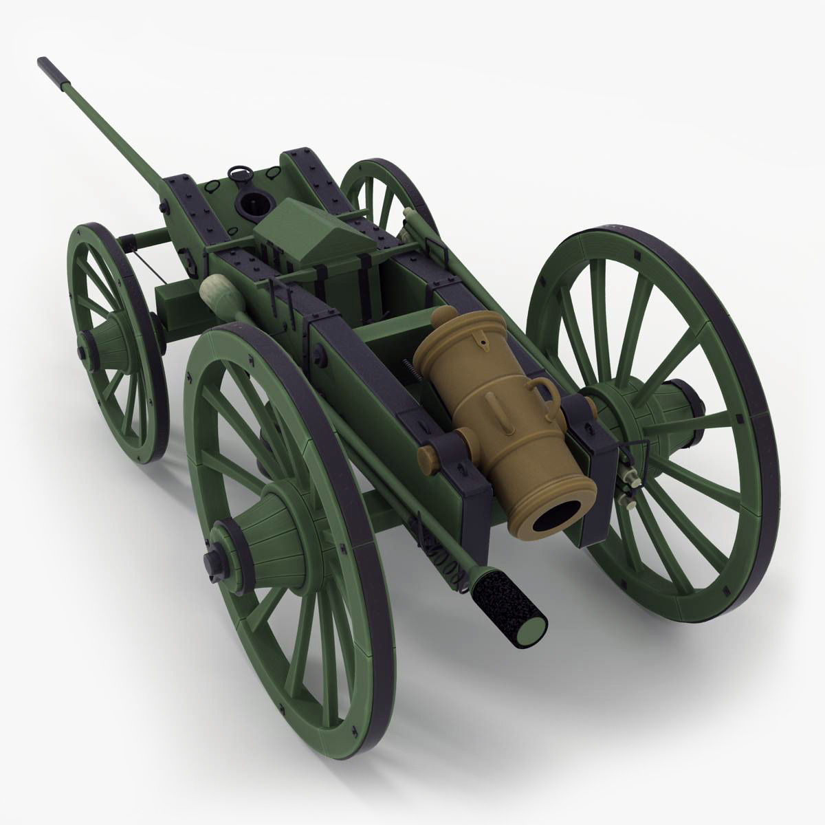 c4d napoleons 6-inch gribeauval howitzer