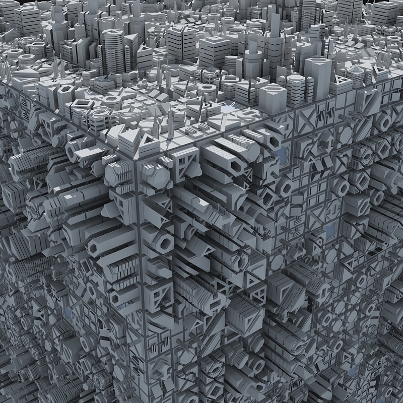 sci-fi space cube max