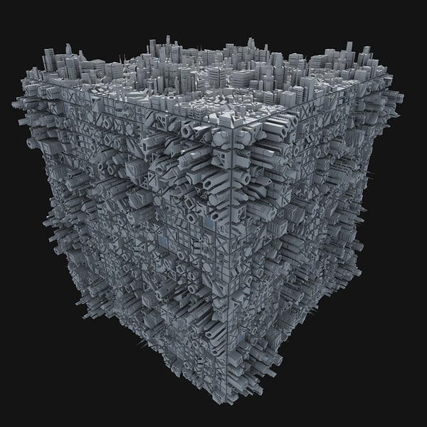sci-fi space cube max
