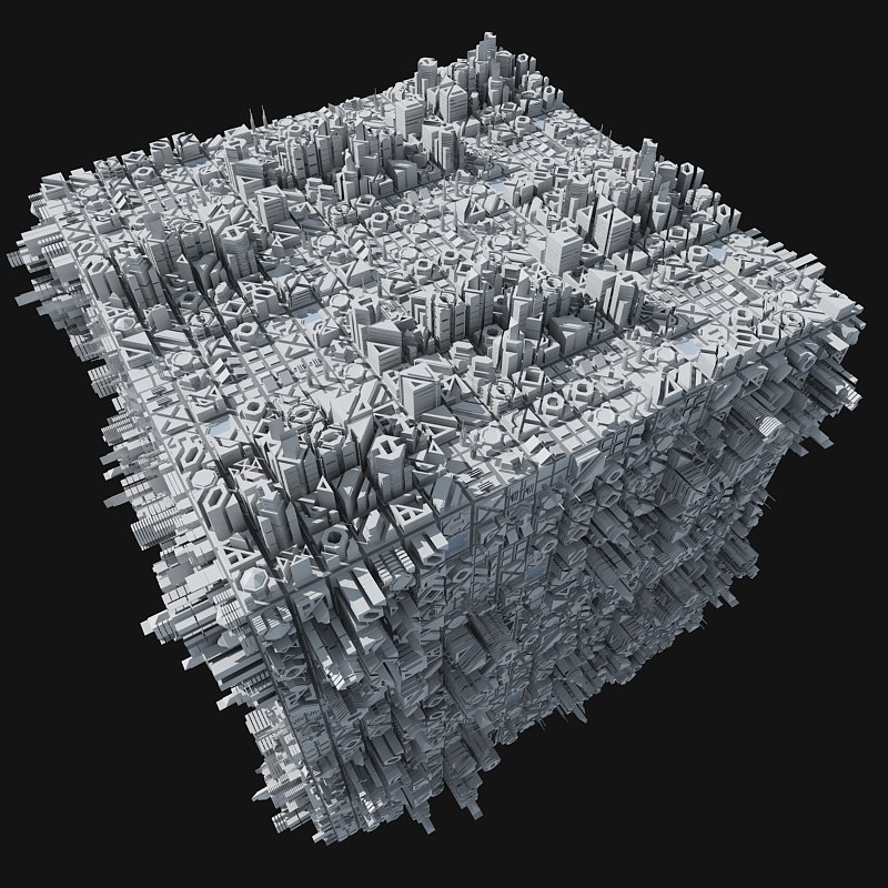 sci-fi space cube max