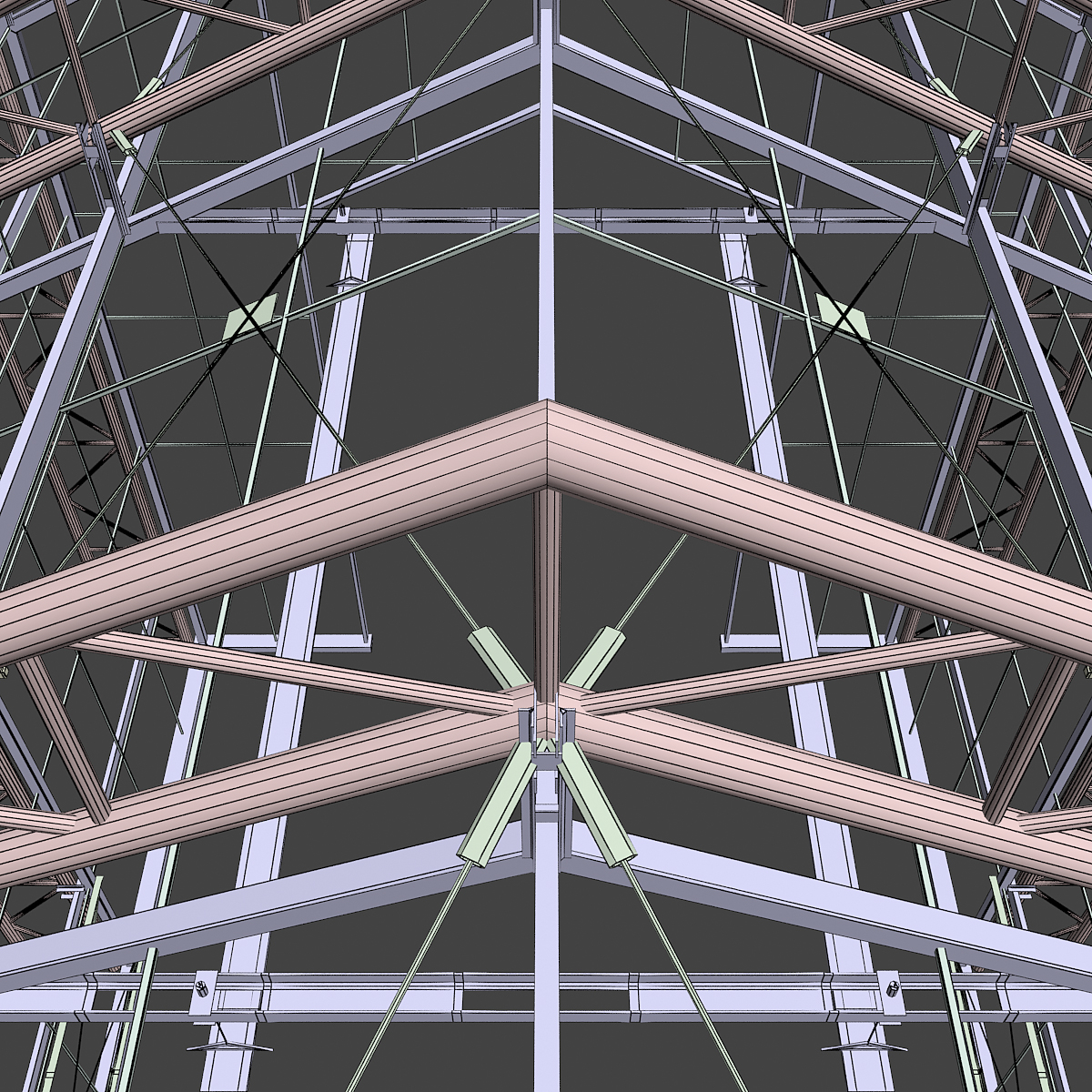 hangar building 3d model