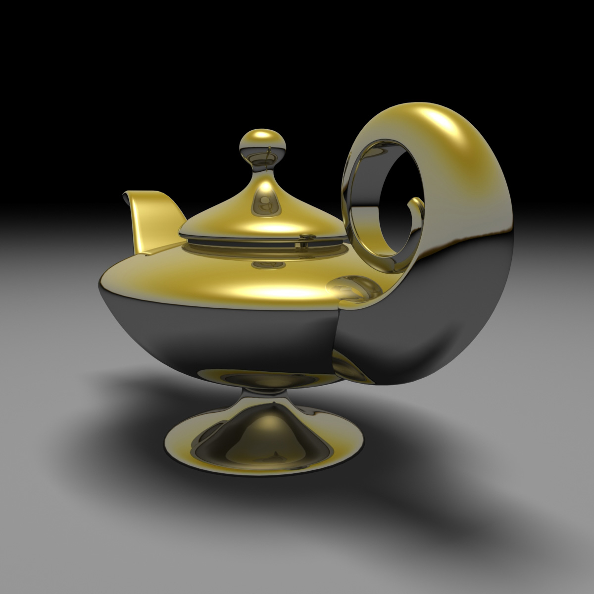 3d model aladdin s magic lamp
