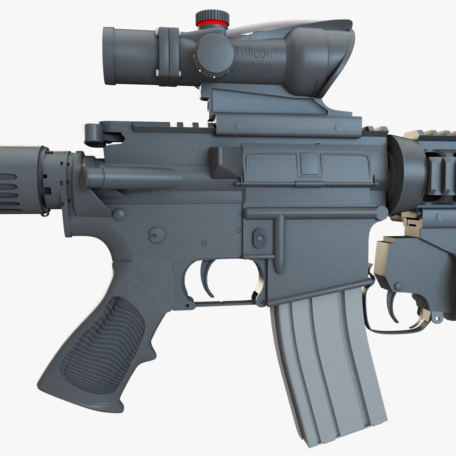 3d m4a1 acog grenade