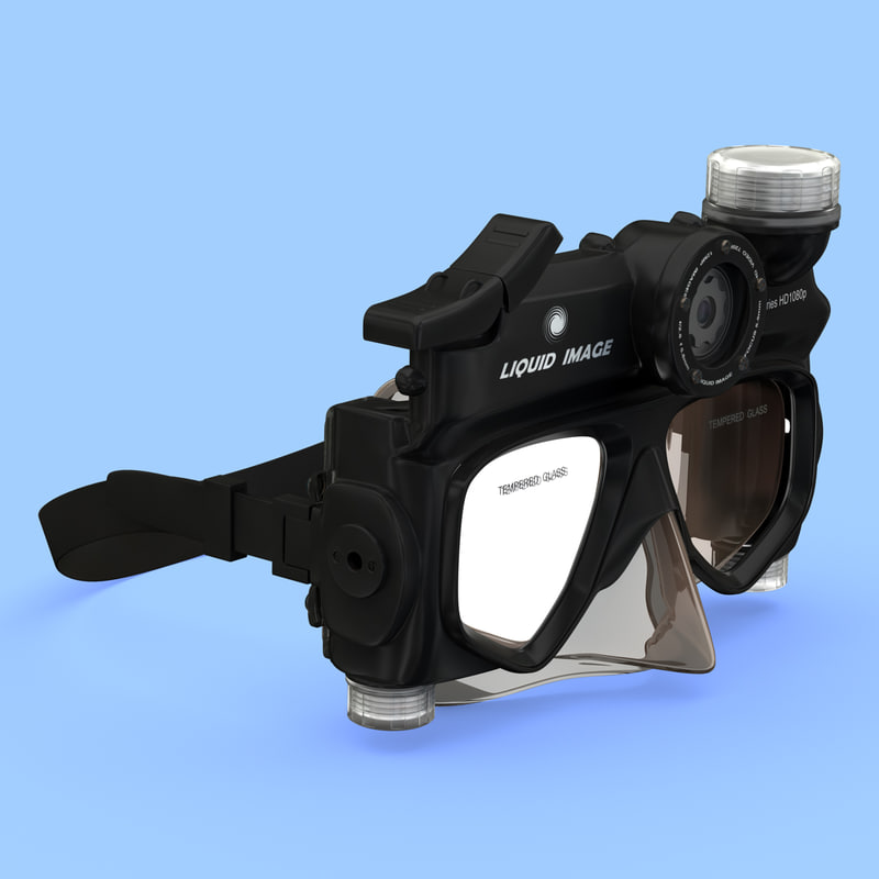 camera mask scuba series 3d model