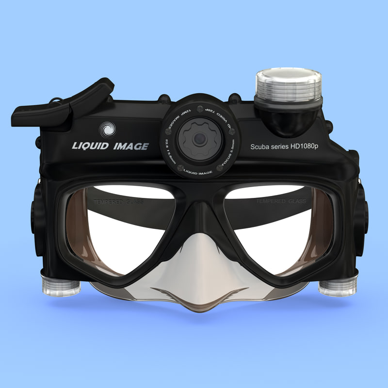camera mask scuba series 3d model