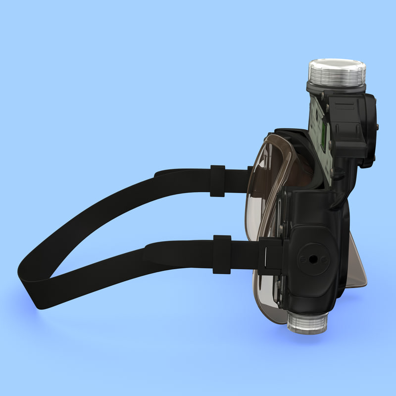 camera mask scuba series 3d model