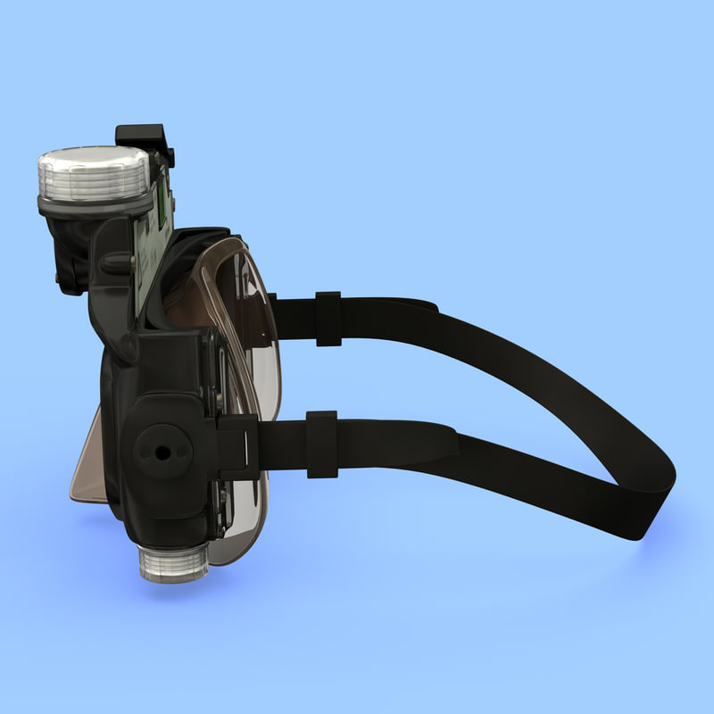 camera mask scuba series 3d model