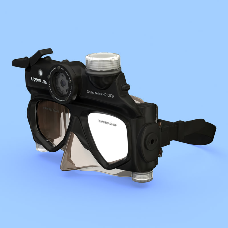 camera mask scuba series 3d model