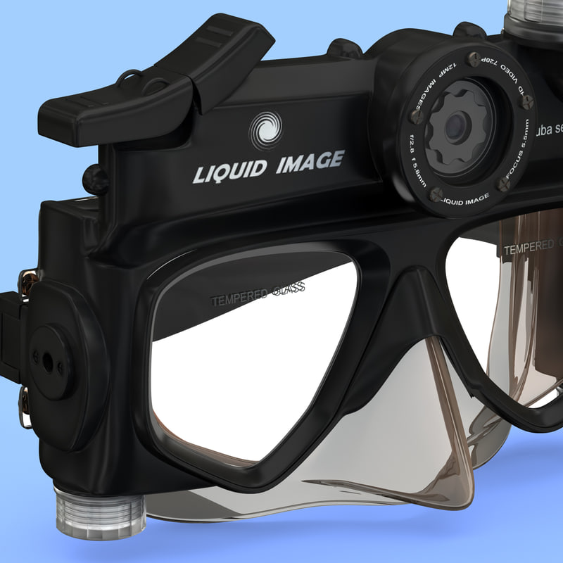 camera mask scuba series 3d model