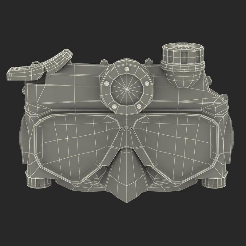 camera mask scuba series 3d model
