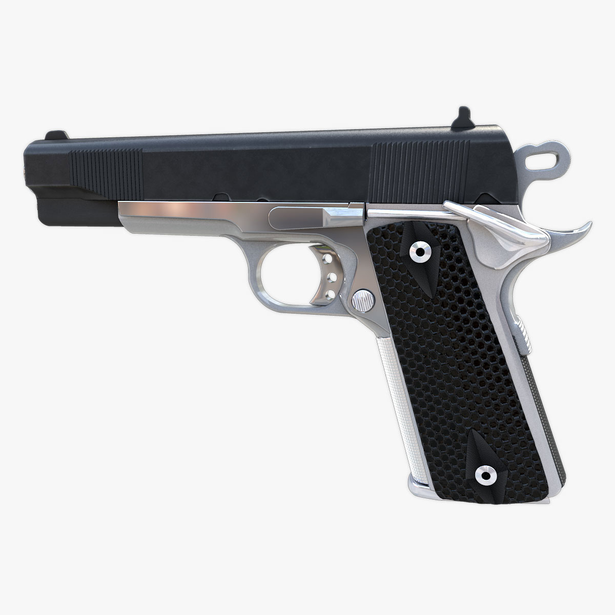 c4d handgun m1911