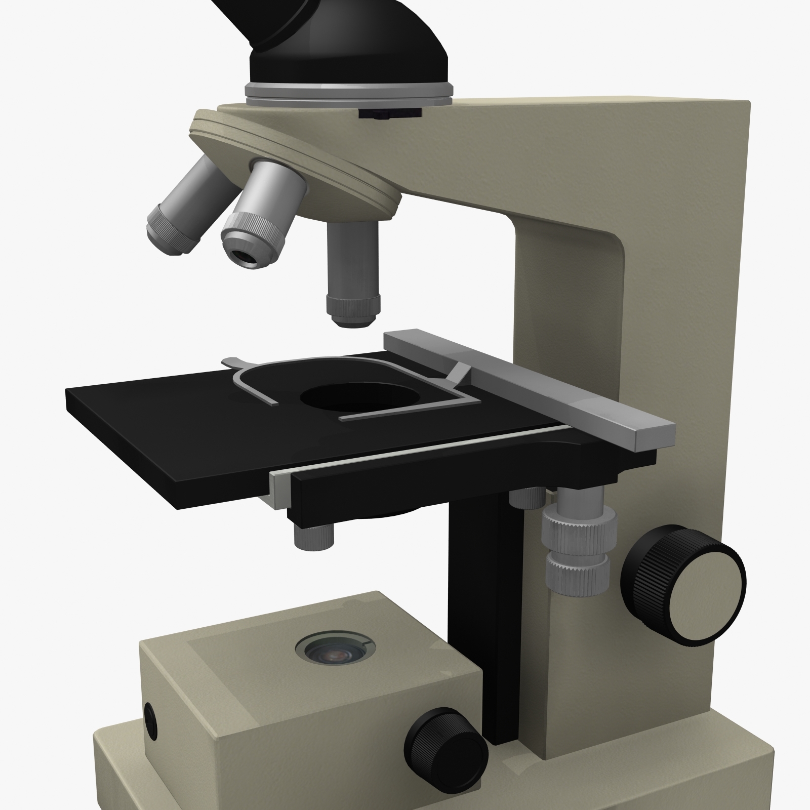 3d model laboratory microscope micro