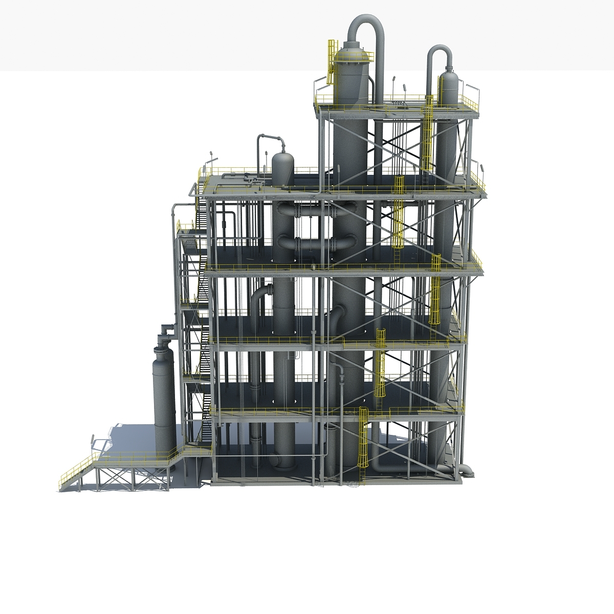 refinery unit 3d model
