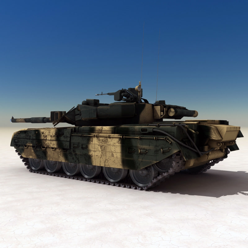 t-84 oplot tank 3d model