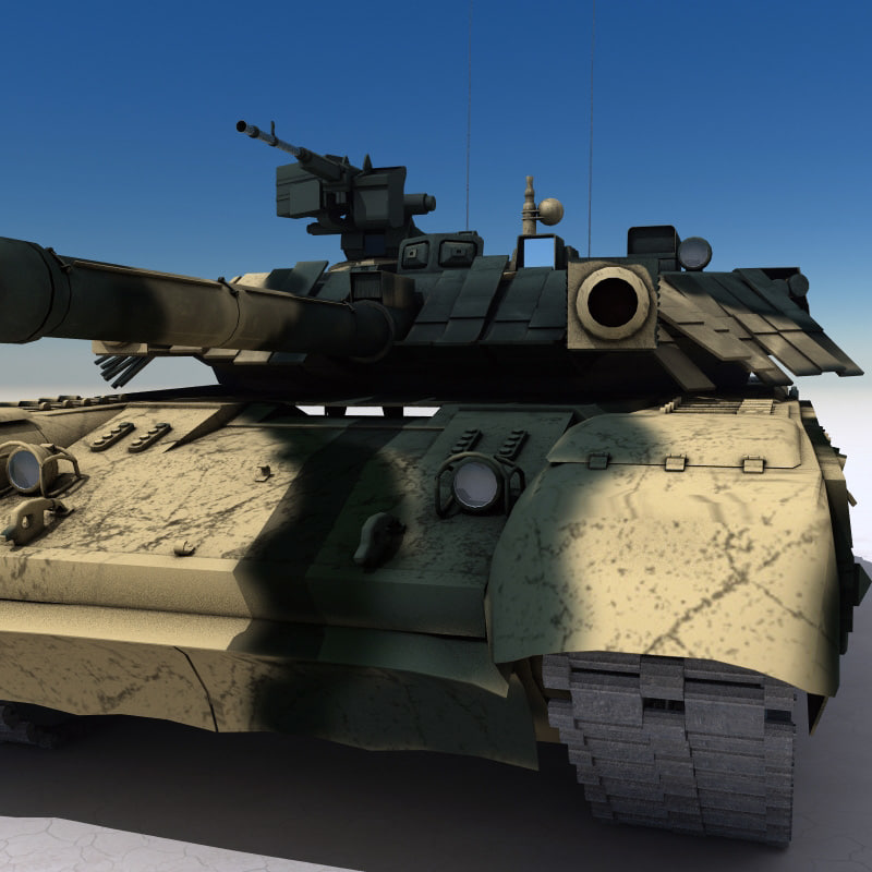 t-84 oplot tank 3d model