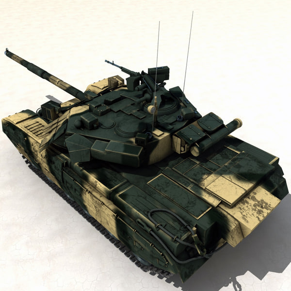 t-84 oplot tank 3d model